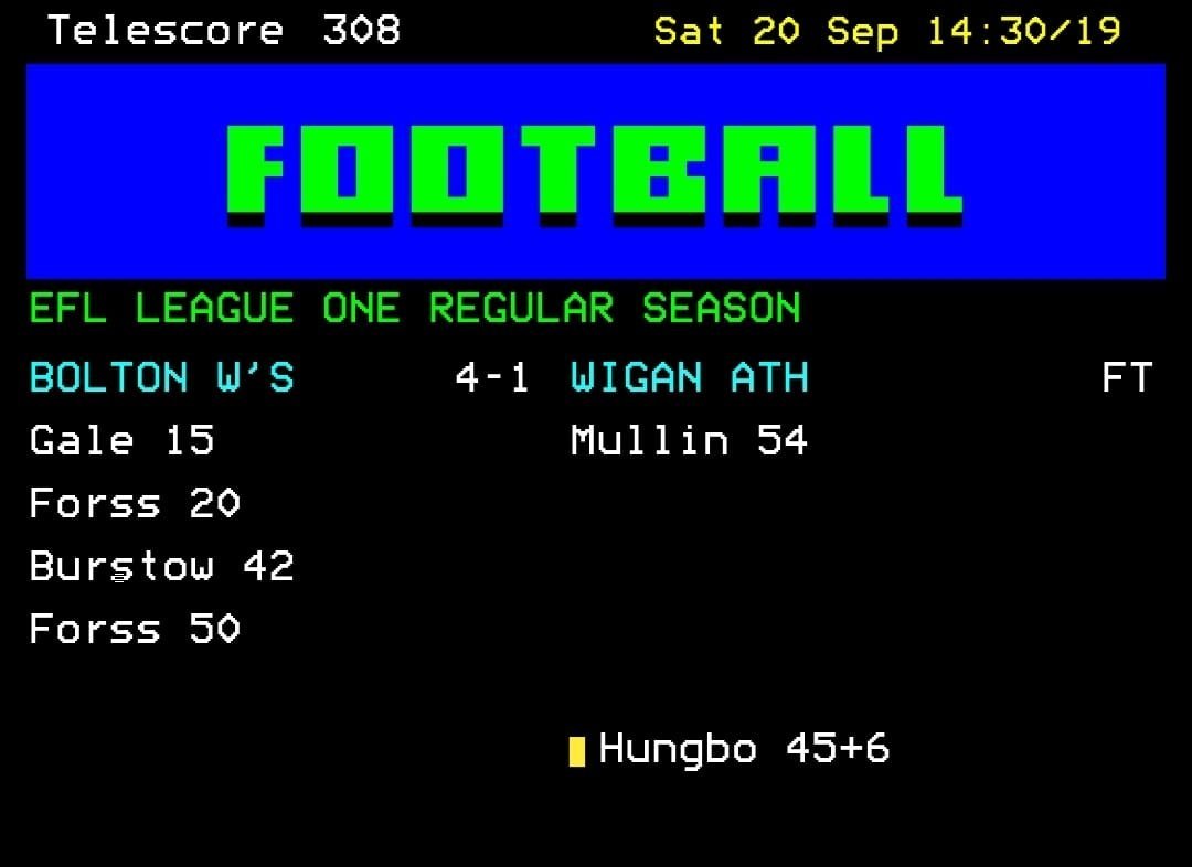 Wigan Athletic (H) - Page 19 - Terrace Talk - Wanderers Ways. Neil ...